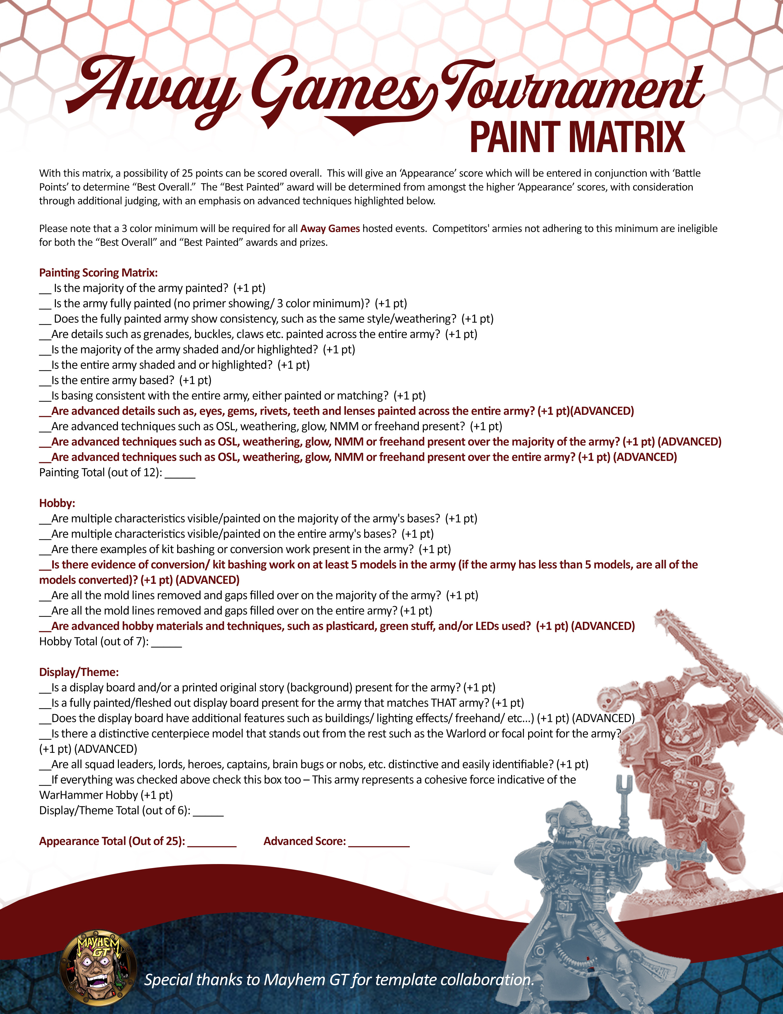 Away Games - Paint Matrix